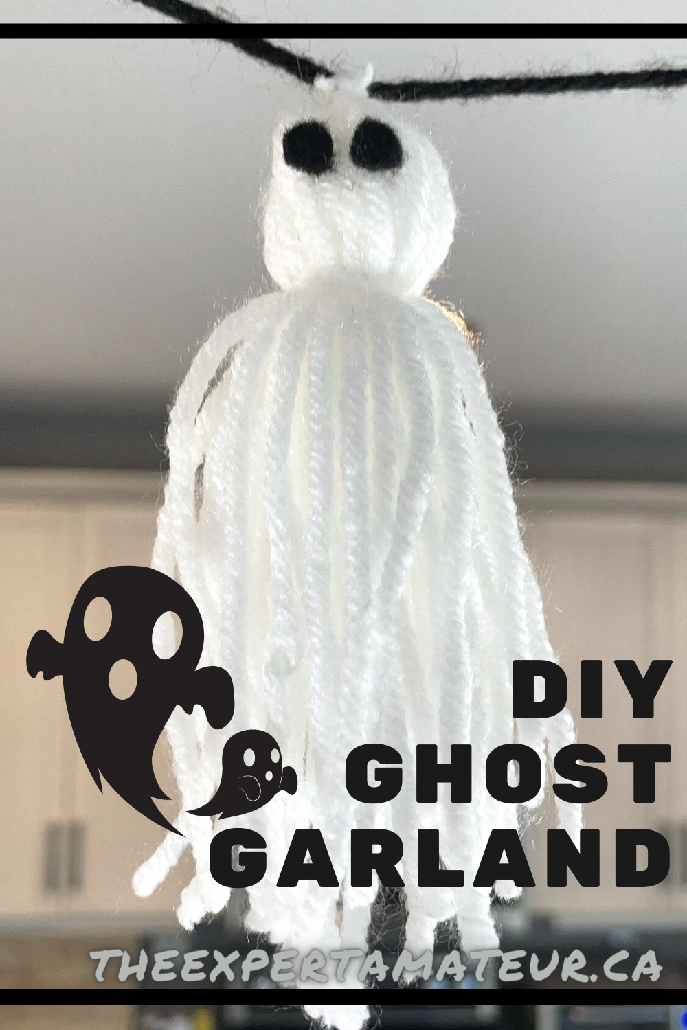 DIY Ghostly Garland – The Expert Amateur