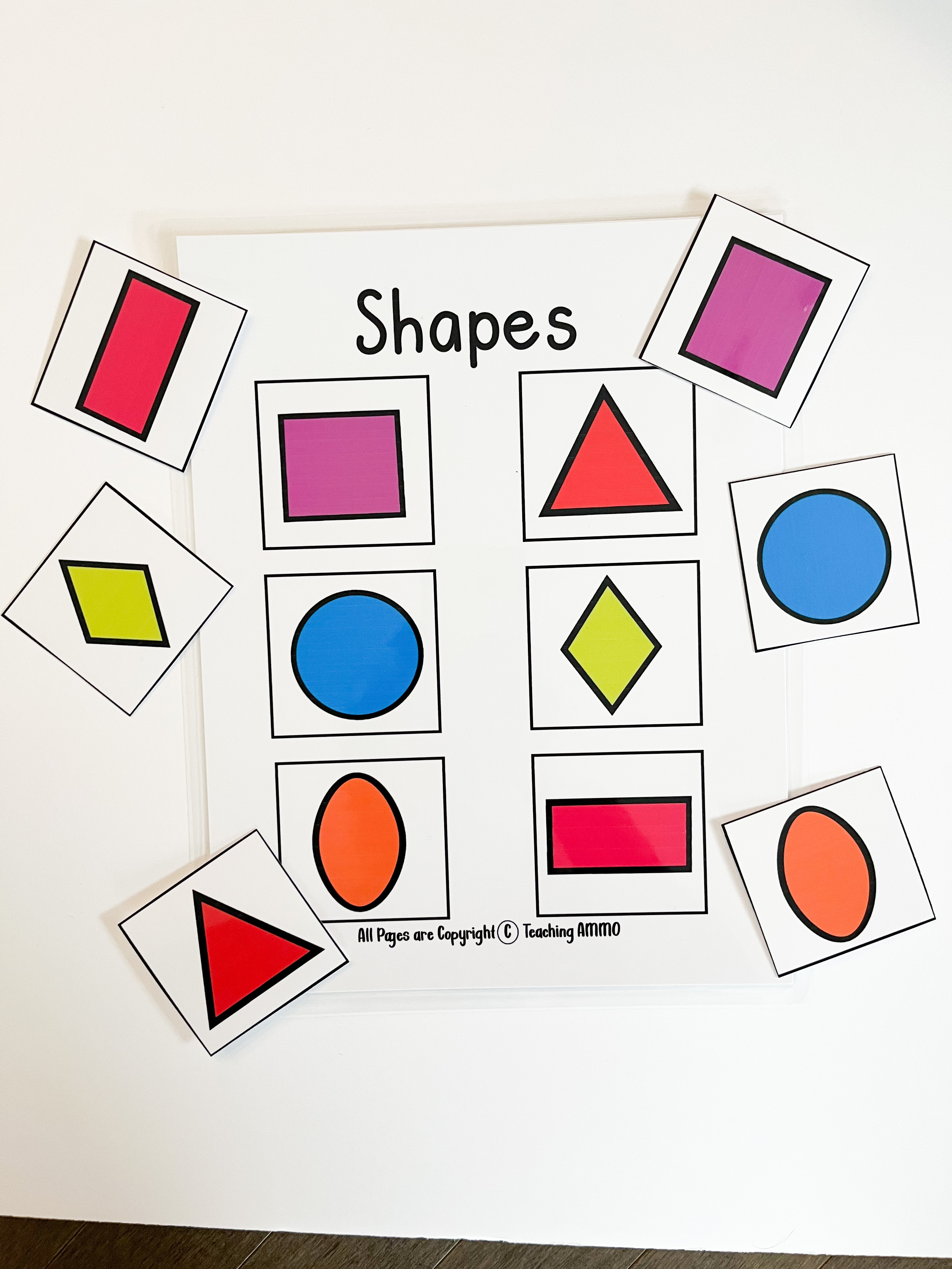 Alphabet and Shape Matching Worksheets – The Expert Amateur